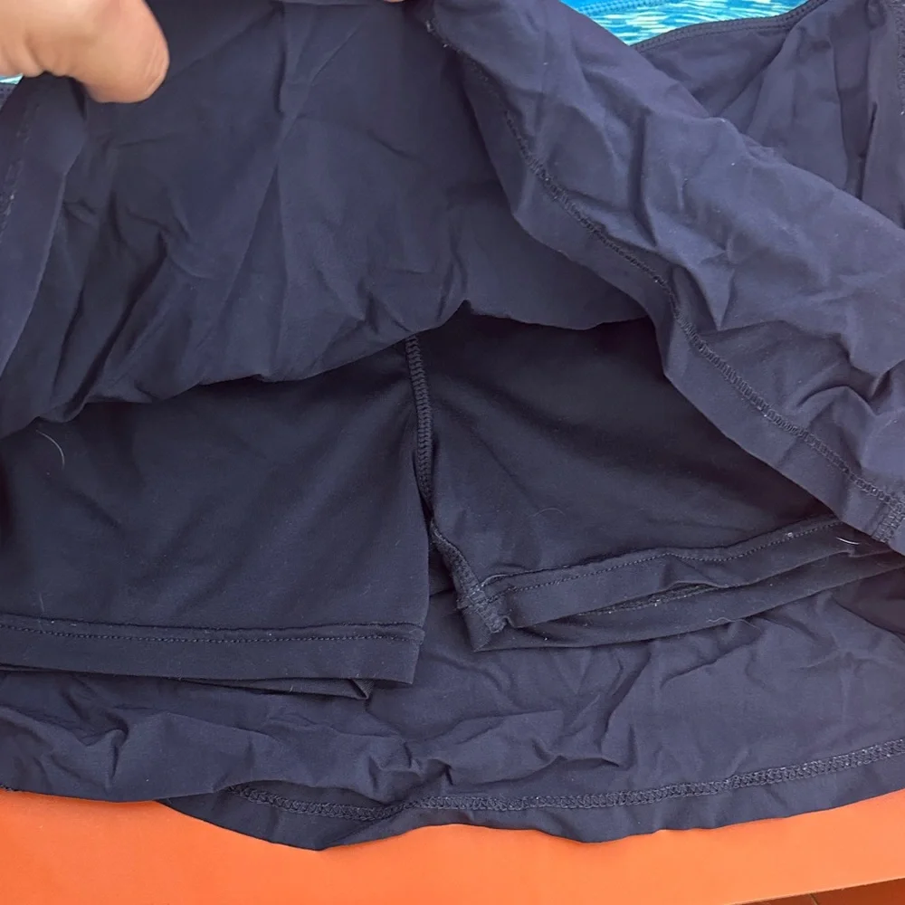 Tangerine | Shorts | Euc Tangerine Blue And Dark Blue Athletic Skirt ...